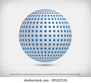 Vector Spheresphere Starsabstract Logo Design: vector de stock (libre ...