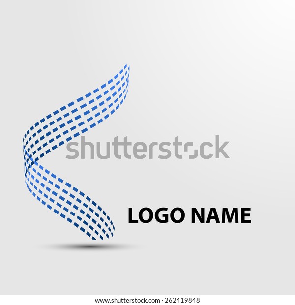 Vector Spiral Halftone Dots Logo Design Stock Vector (Royalty Free ...