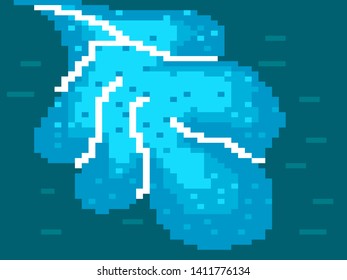 Vector Splash Illustration Pixel Graphic Stock Vector (Royalty Free ...