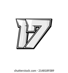55 Number 17 car logo Images, Stock Photos & Vectors | Shutterstock