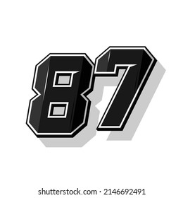 1.919 Number 87 logo: immagini, foto stock e grafica vettoriale ...