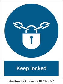 Vector Standard Mandatory Sign Iso International Stock Vector (Royalty ...