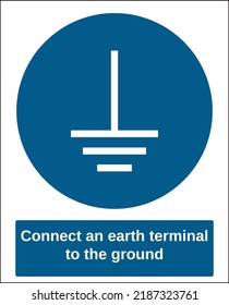 Vector Standard Mandatory Sign Iso International Stock Vector (Royalty ...