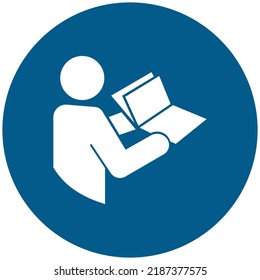 Vector Standard Mandatory Sign Iso International Stock Vector (Royalty ...