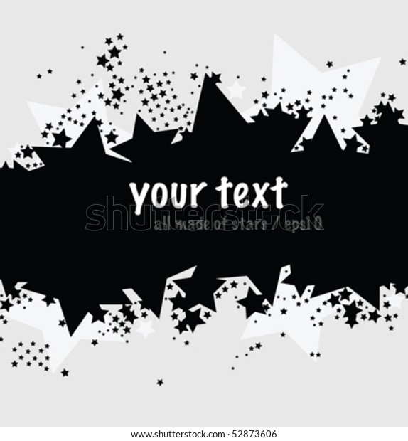 Vector Star Banner Stock Vector (Royalty Free) 52873606 | Shutterstock