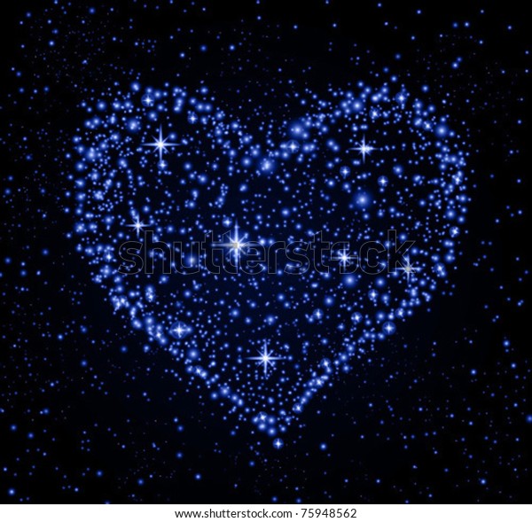 Vector Star Heart Stock Vector (Royalty Free) 75948562 | Shutterstock