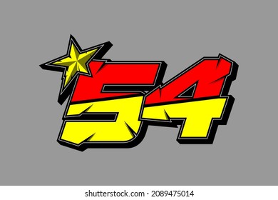 40 54 Race Car Font Images, Stock Photos & Vectors | Shutterstock