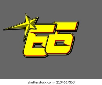 Numbers Race Icon Set Vector Simple Stock Vector (Royalty Free) 2077862539
