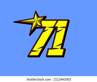 Number 71 logo : 1 960 images, photos et images vectorielles de stock ...