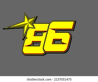 1,983 Logo Number 86 Images, Stock Photos & Vectors | Shutterstock