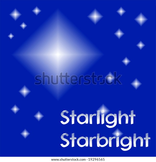 Vector Starlight Starbright Stock Vector (Royalty Free) 19296565 ...