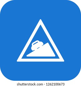 Vector Steep Ascent Icon Sign Icon Stock Vector (Royalty Free ...