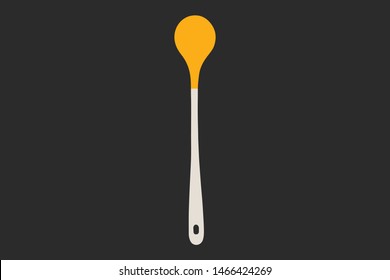 Vector Stirring Spoon Icon Design Illustration Stock Vector (Royalty ...