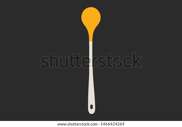 Vector Stirring Spoon Icon Design Illustration Stock Vector (Royalty ...