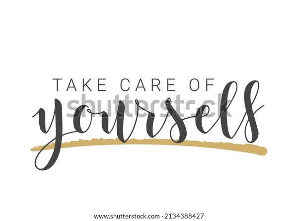 Vector Stock Illustration Handwritten Lettering Take Stock Vector ...