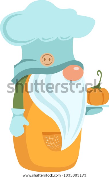 Vector Stock Illustration Leprechaun Pumpkin Chefs Stock Vector ...