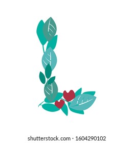 Vector Stock Illustration Letter L Heart Stock Vector (Royalty Free ...