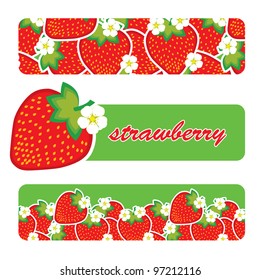 Strawberry Label Stock Vector (Royalty Free) 84016930