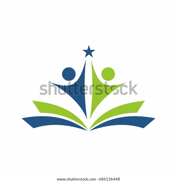 Vector Studying Symbols Education Icons Logo 스톡 벡터(로열티 프리) 686136448 ...