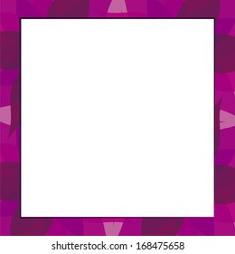 Vector Stylish Abstract Purple Floral Framework Stock Vector (Royalty ...