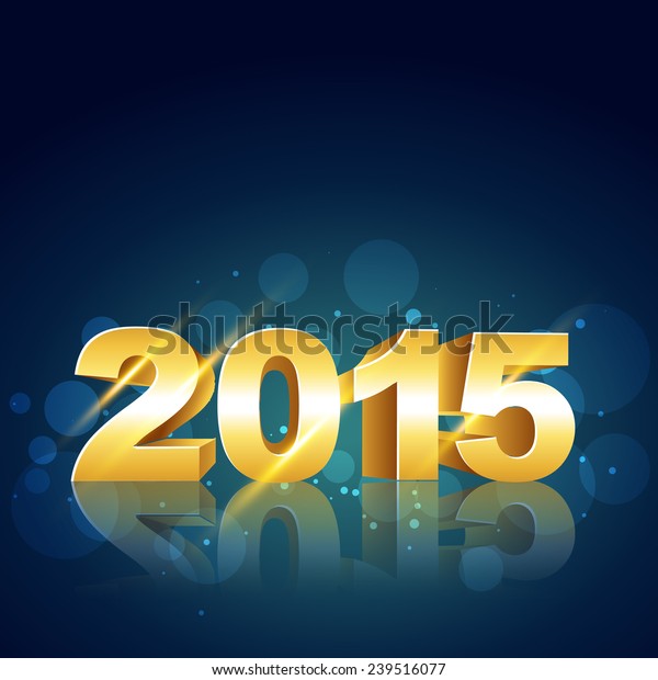 Vector Stylish Background New Year 2015 Stock Vector (Royalty Free ...