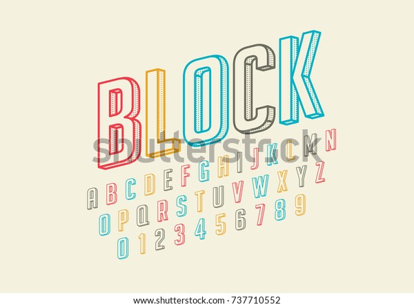 Vector Stylish Bold Font Alphabet Stock Vector (Royalty Free) 737710552 ...