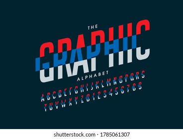 Vector Stylized Graphic Font Alphabet Stock Vector (Royalty Free ...