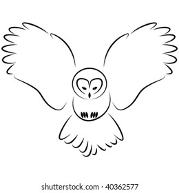 12,926 Flying owl icon Images, Stock Photos & Vectors | Shutterstock