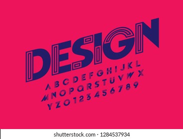 Text Style Glowing Effect Typeface T Stock Vector (Royalty Free) 1349115041