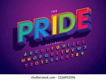 Vector Abstract Bold Font Alphabet Stock Vector (Royalty Free) 1041457828