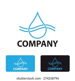 Vector Stylized Sign Water Stock Vector (Royalty Free) 274258796 ...
