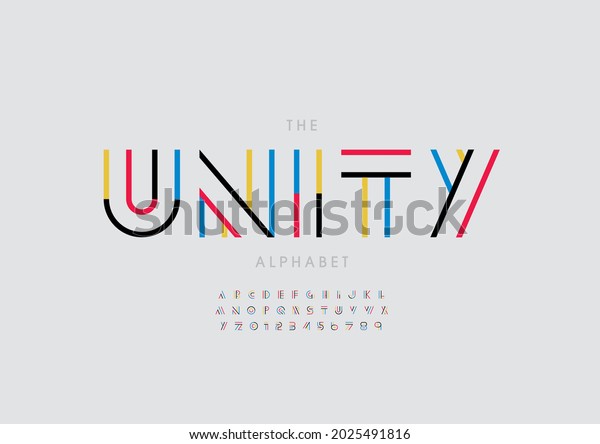 Vector Stylized Unity Alphabet Font: เวกเตอร์สต็อก (ปลอดค่าลิขสิทธิ์) 2025491816 | Shutterstock