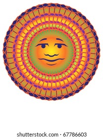 Sun Art Vector Design Sri Lankan Stock Vector (Royalty Free) 1831103251