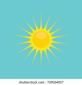 Vector Sunshine Day Icon Stock Vector (Royalty Free) 729034057 ...