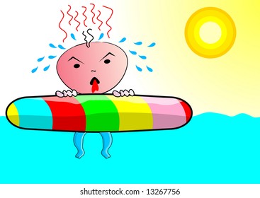 Vector Swelter Illustration Stock Vector (Royalty Free) 13267756