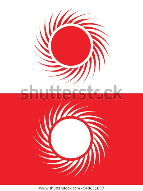 Vector Swirl Sun Graphic Set Stock Vector (Royalty Free) 548651839 ...