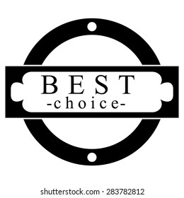 Vector Symbol Best Choice Stock Vector (Royalty Free) 283782812 ...