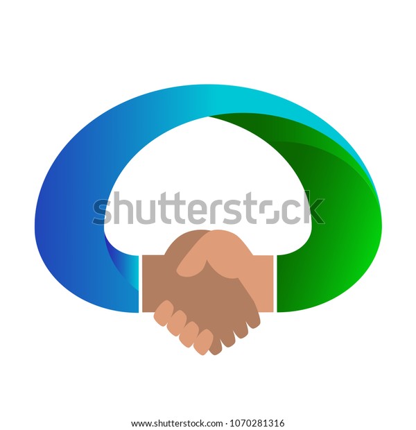 Vector Symbol Handshake Cooperation Trust Dedication Stock Vector ...