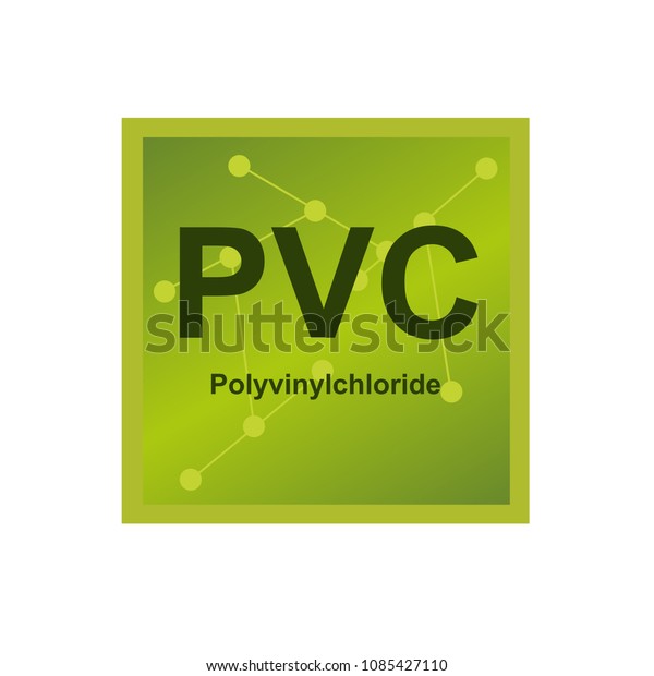 Vector Symbol Polyvinylchloride Pvc Polymer On Stock Vector (Royalty ...