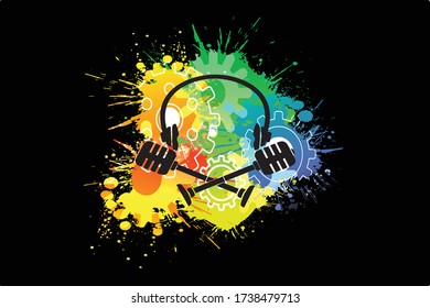 Vector Symbol That Represents Music Stock Vector (Royalty Free ...
