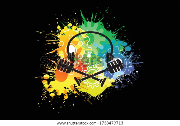 Vector Symbol That Represents Music Stock Vector (Royalty Free ...