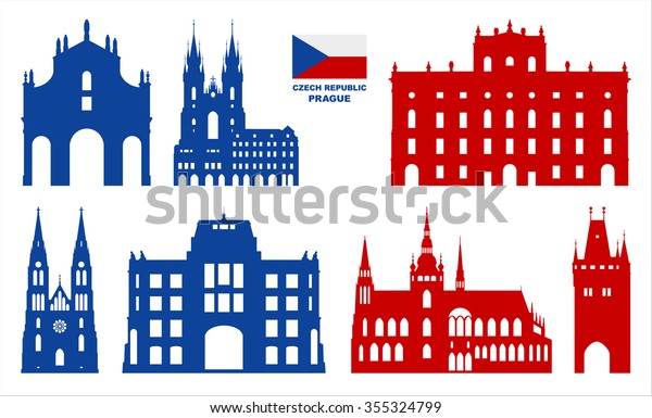 Stock vektor „Vector Symbols Prague Czech Republic“ (bez autorských ...