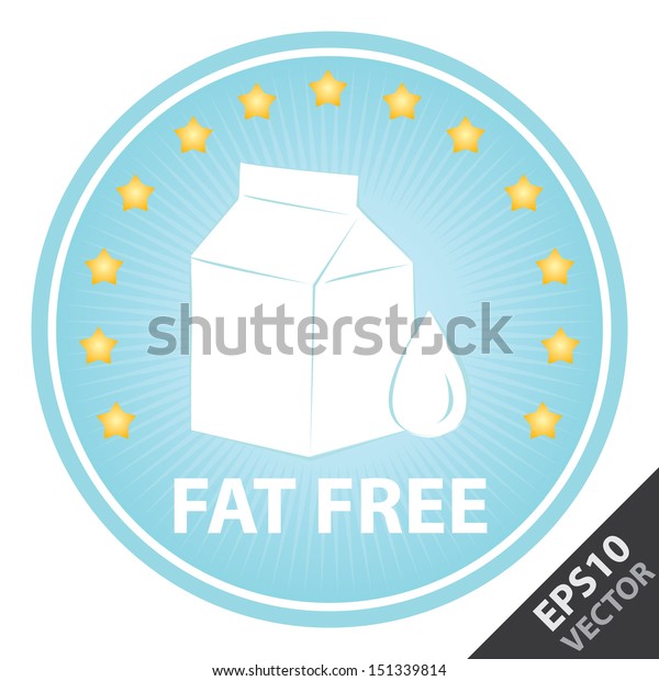 Vector Tag Sticker Badge Healthy Weight Stock Vector (Royalty Free ...