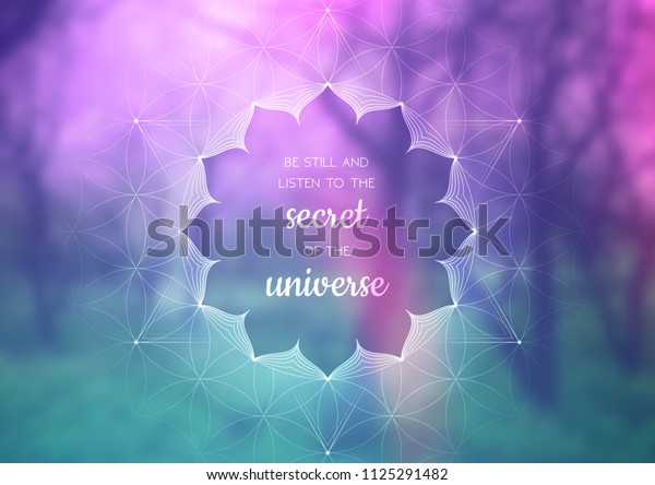 Vector Template Banner Inspirational Phrase Horizontal Stock Vector ...
