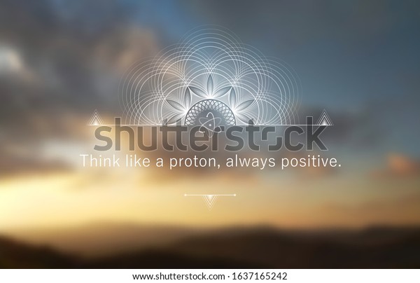 Vector Template Banner Inspirational Phrase Horizontal Stock Vector ...