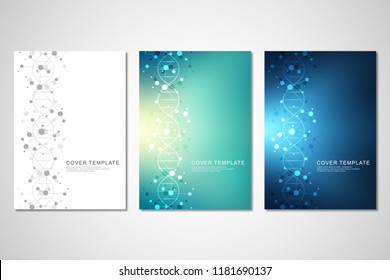 Modern Medical Biochemical Cover Page Vector: เวกเตอร์สต็อก (ปลอดค่า ...