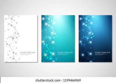 Modern Medical Biochemical Cover Page Vector: เวกเตอร์สต็อก (ปลอดค่า ...