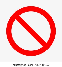 Red No Symbol Circle Red Warning Stock Vector (Royalty Free) 1702446496 ...