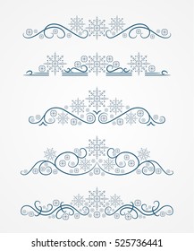 2,502 Snowflake divider Images, Stock Photos & Vectors | Shutterstock