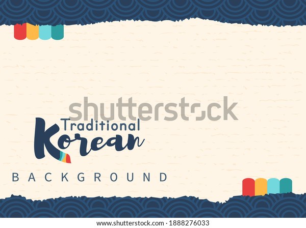 Vector Traditional Korean Background Stock Vector (Royalty Free ...